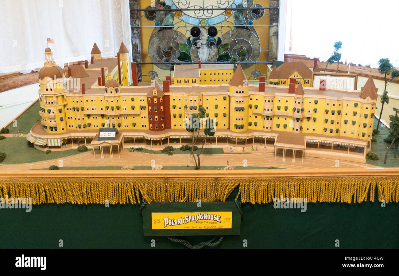 Maine State Building Poland Spring Stock Photo - Alamy