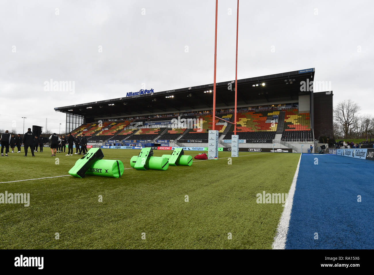 Gallagher premiership rugby 2018 2019 seson hi-res stock photography ...