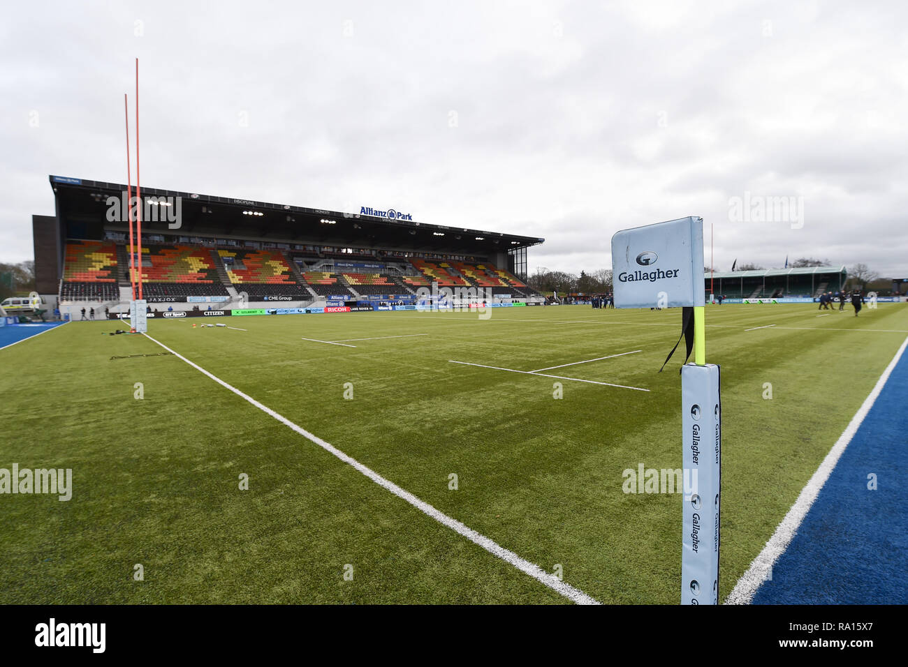 Gallagher premiership rugby 2018 2019 seson hi-res stock photography ...