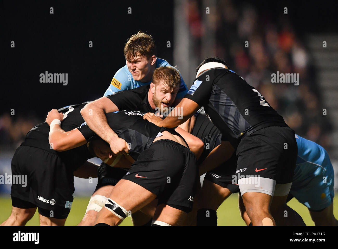 Gallagher premiership rugby 2018 2019 seson hi-res stock photography ...