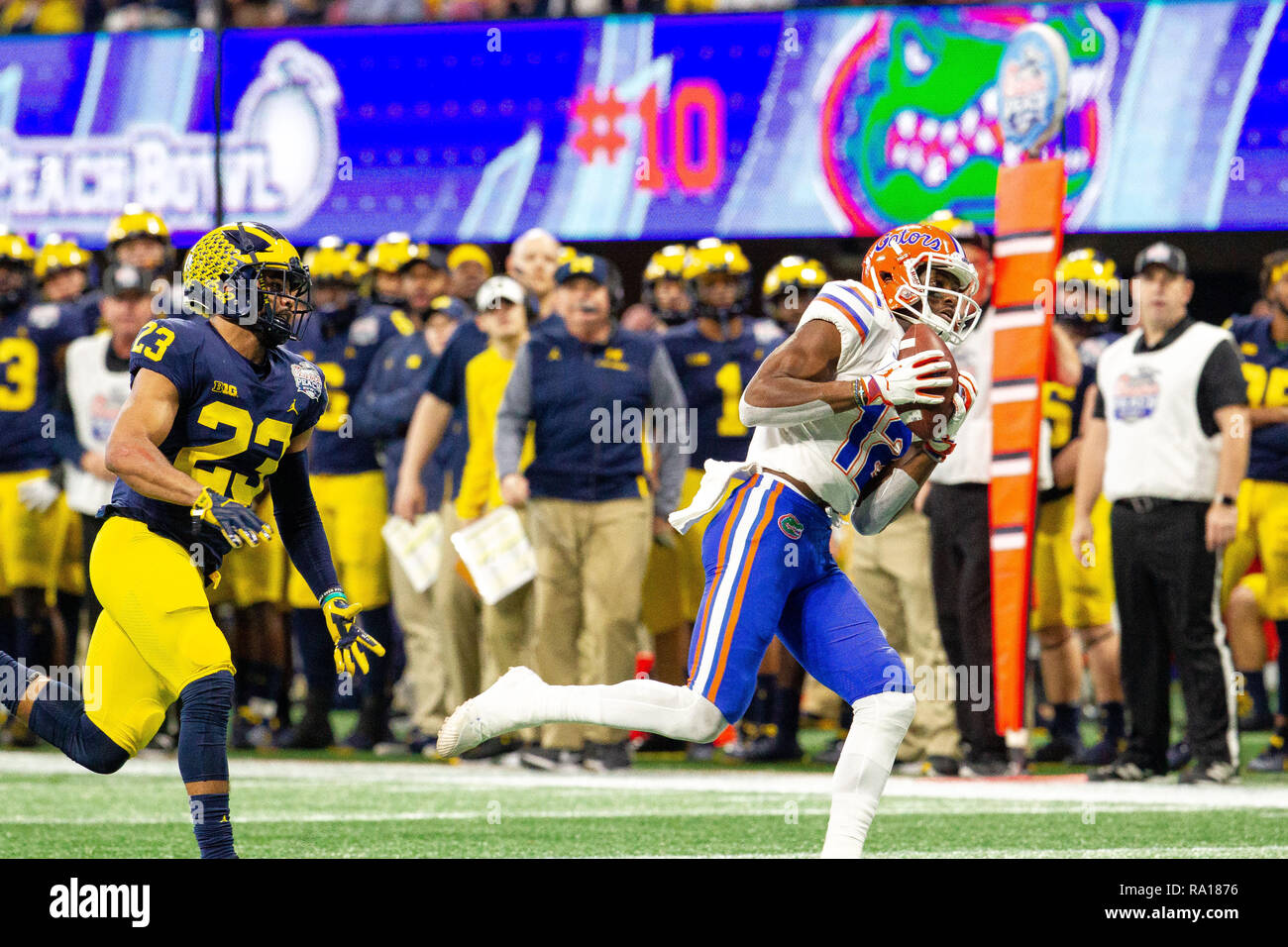 Atlanta, GA, USA. 29th Dec, 2018. Florida Gators wide receiver Van ...