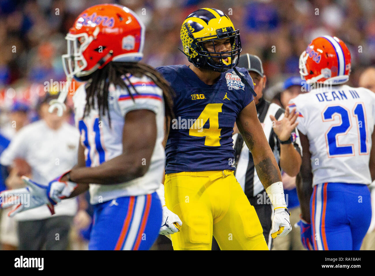 Atlanta, GA, USA. 29th Dec, 2018. Michigan Wolverines wide receiver ...