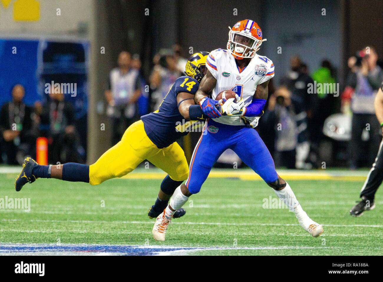 Atlanta, GA, USA. 29th Dec, 2018. Michigan Wolverines defensive back ...