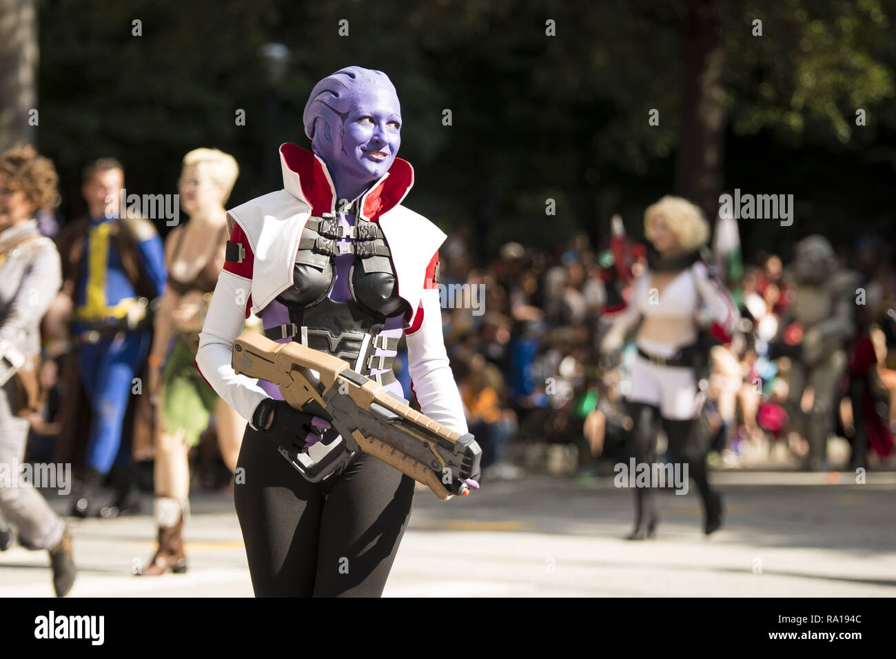 Atlanta, Georgia, USA. 1st Sep, 2018. Tens of thousands of people ...