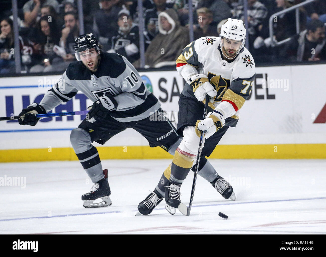 Los Angeles, California, USA. 29th Dec, 2018. Vegas Golden Knights ...