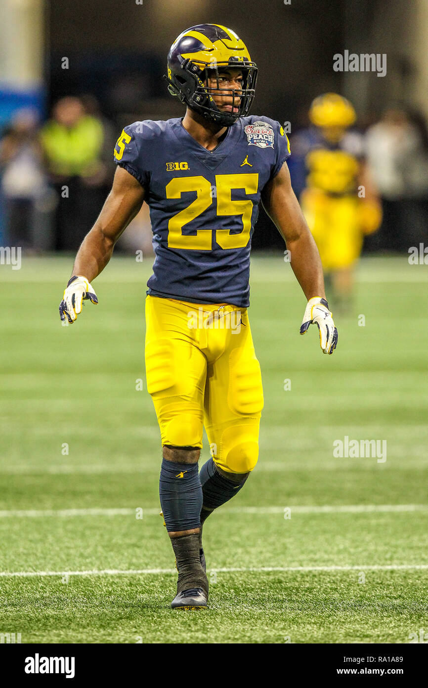 December 29, 2018: Michigan's Benjamin St-Juste (25) in action during ...