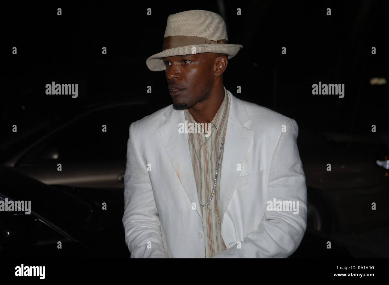 MIAMI, FL - 2005 - (EXCLUSIVE COVERAGE) Jaime Foxx leaving a party on ...
