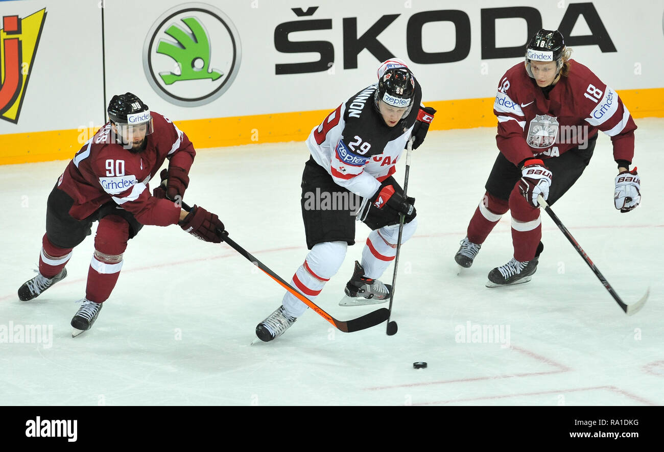 May 1, 2015 - Prague, Czech Republic - Koba Jass (LL) of Latvia, Nathan ...