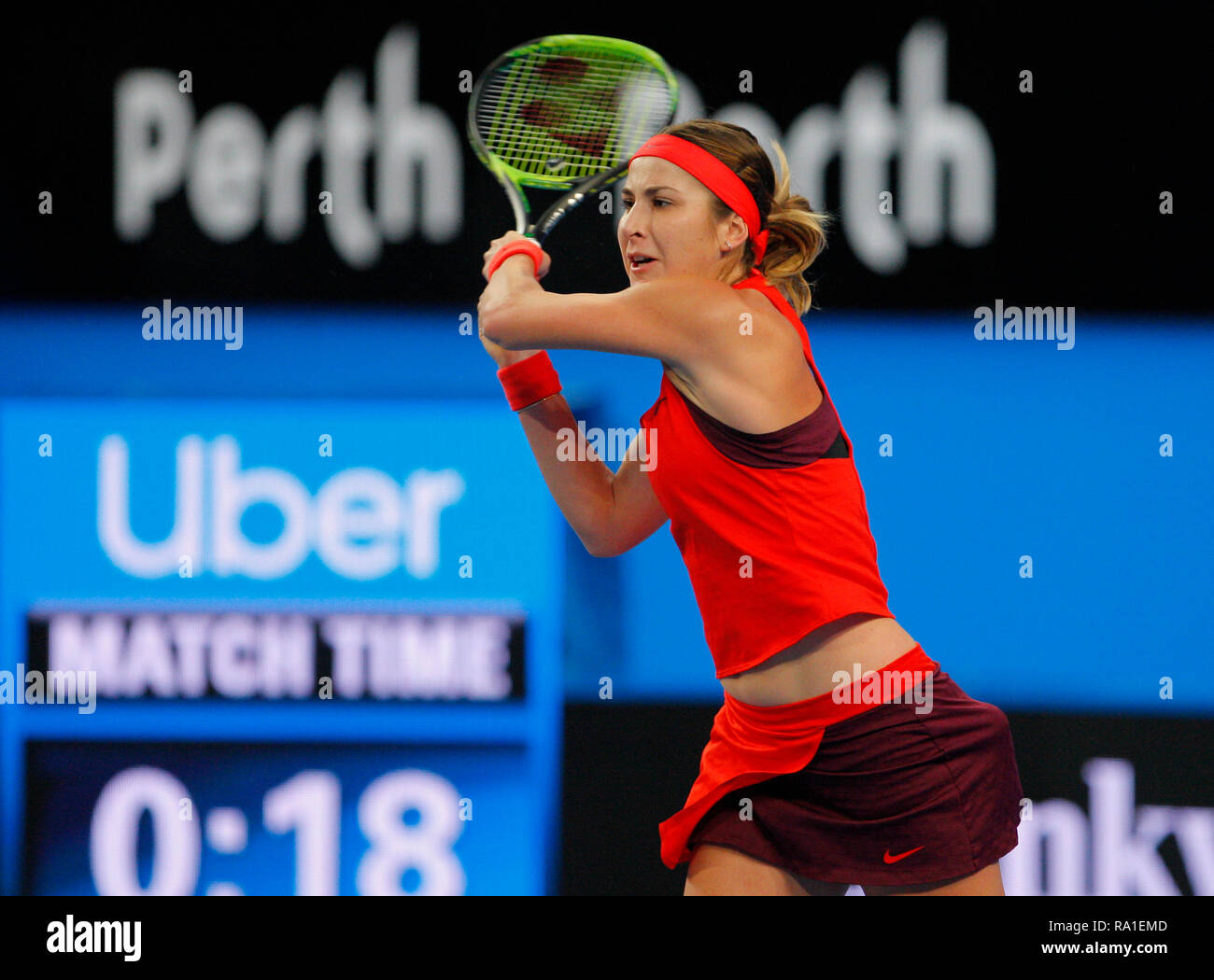 Belinda bencic playing tennis hi-res stock photography and images - Alamy