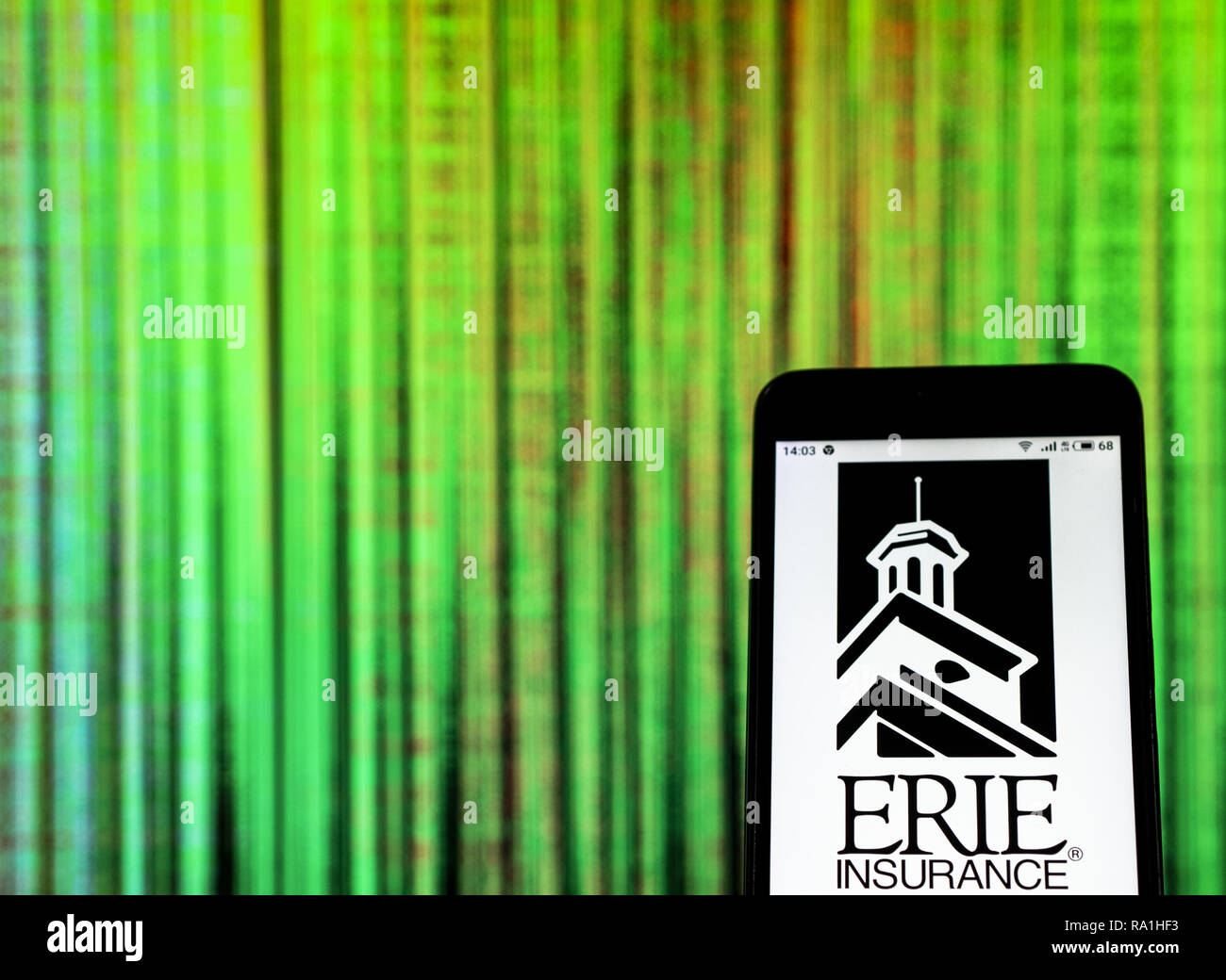Erie insurance group logo hi-res stock photography and images - Alamy