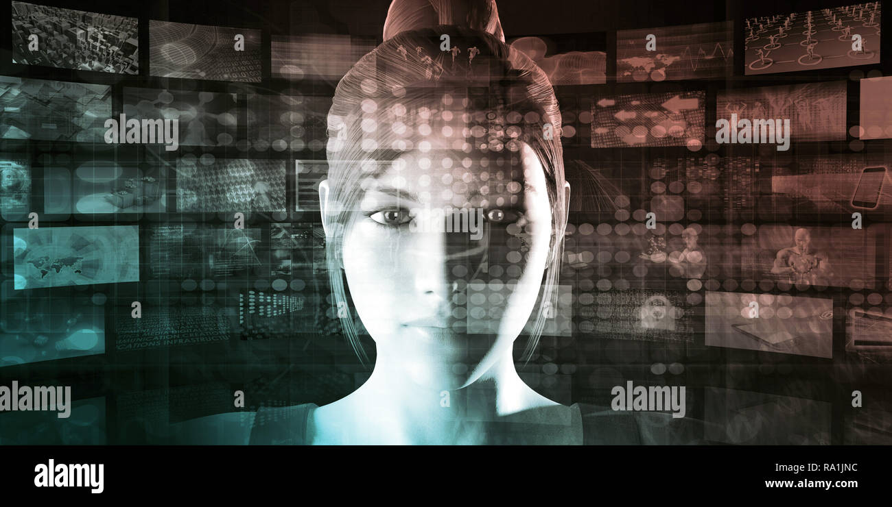 Innovation Technology Abstract Background as a Digital Business Concept ...