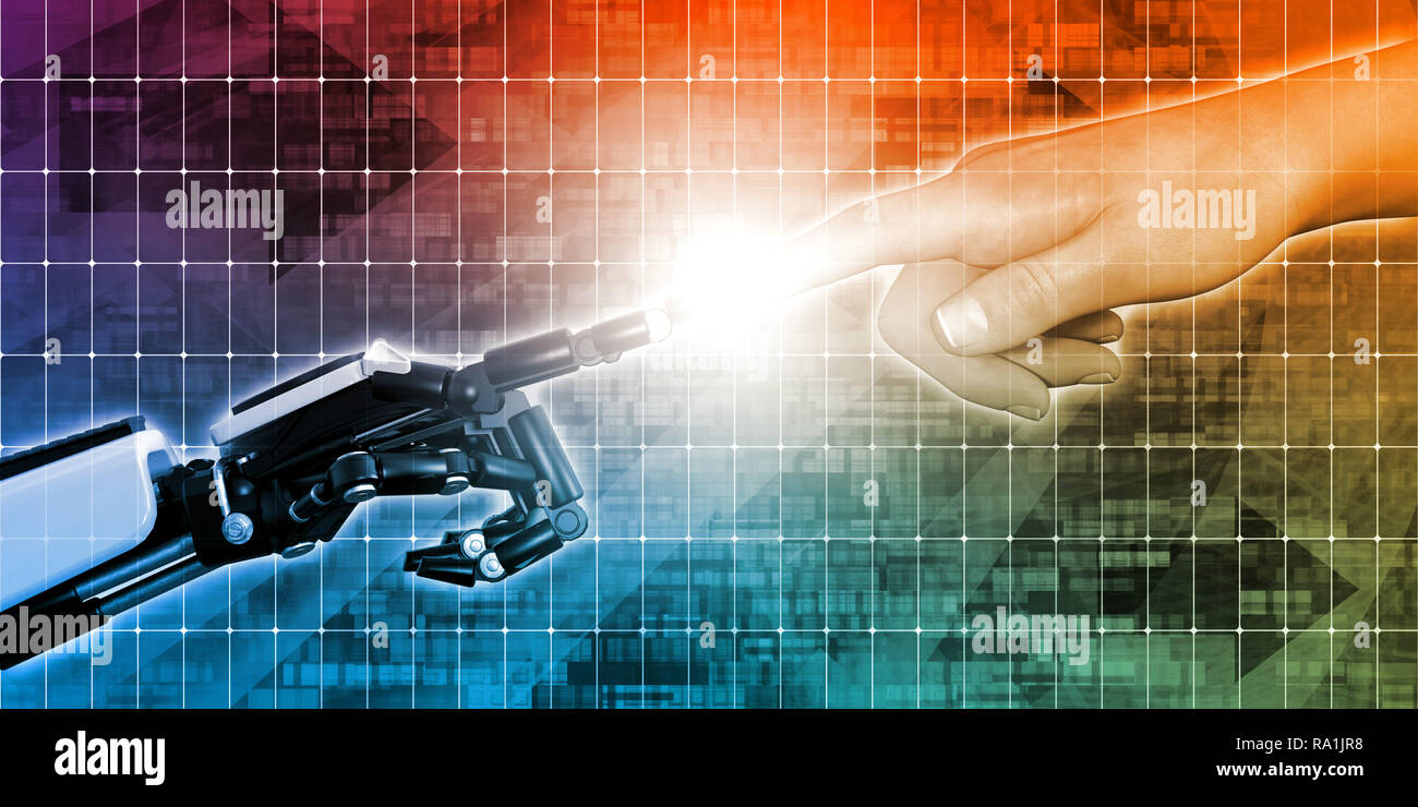 Science Technology Data as a Abstract Art Stock Photo - Alamy