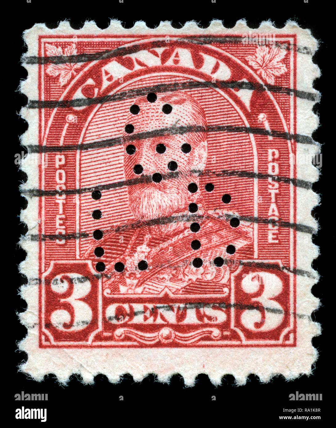 Canada george king stamp hi-res stock photography and images - Alamy