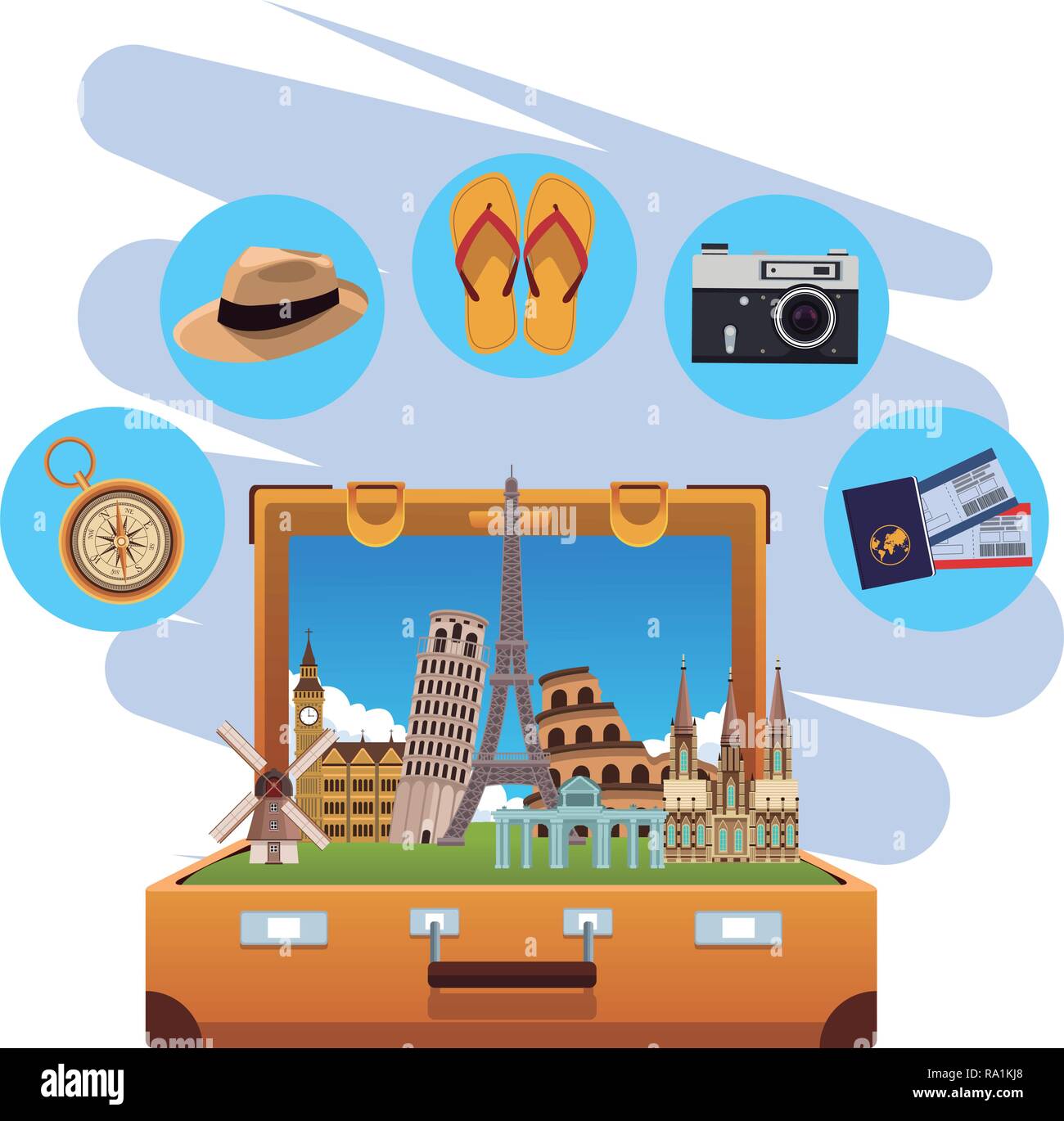 Essentials travel Stock Vector Images - Alamy