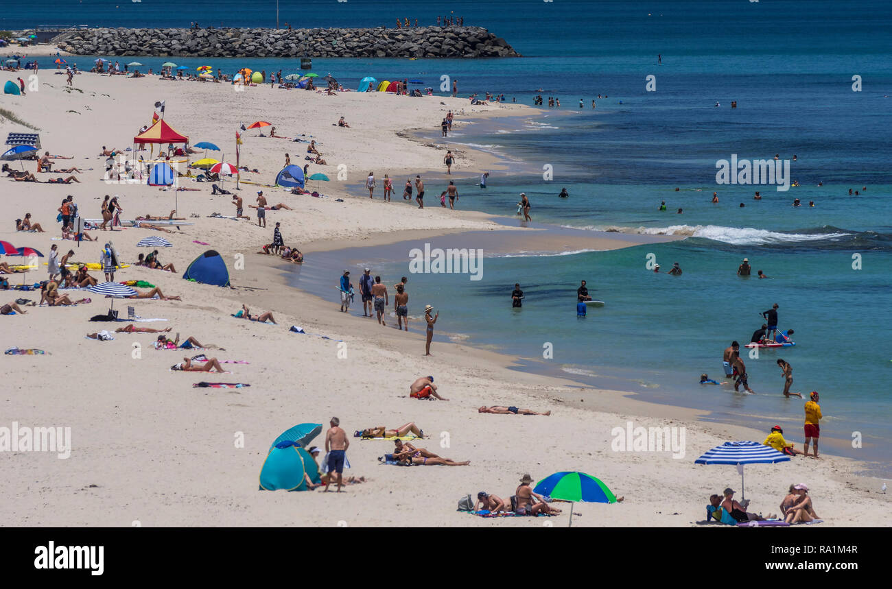 Cottesloe Beach Scene, Western Australia Stock Photo - Alamy