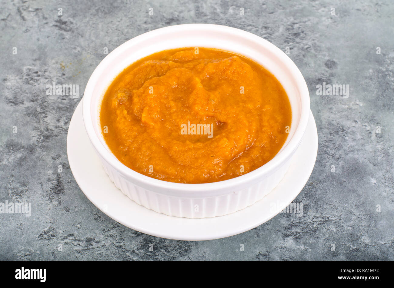 Vegetable paste, caviar from chopped vegetables. Studio Photo Stock ...