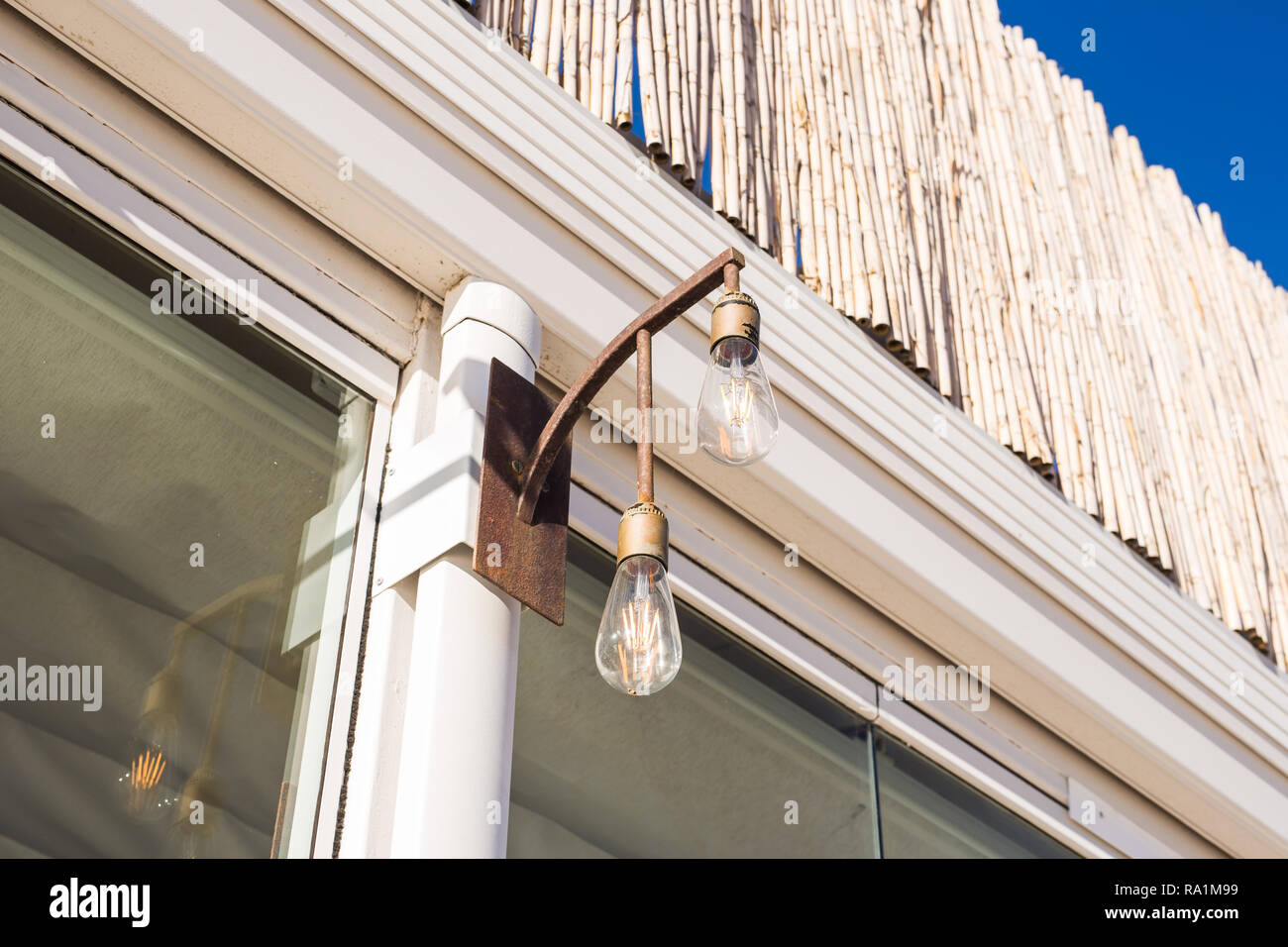 Street lamp outdoor. Old Fashioned Street Light Stock Photo - Alamy