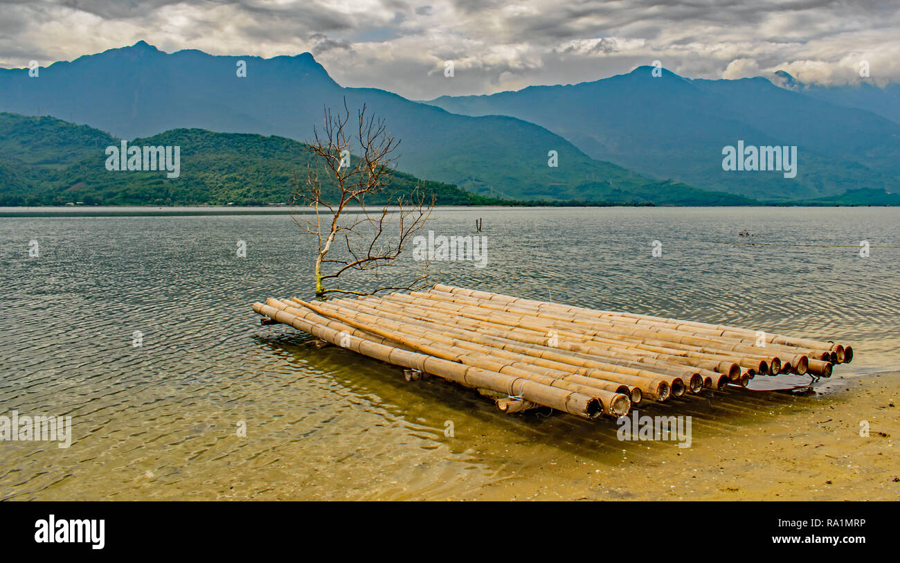 Bamboo raft vietnam hi-res stock photography and images - Alamy