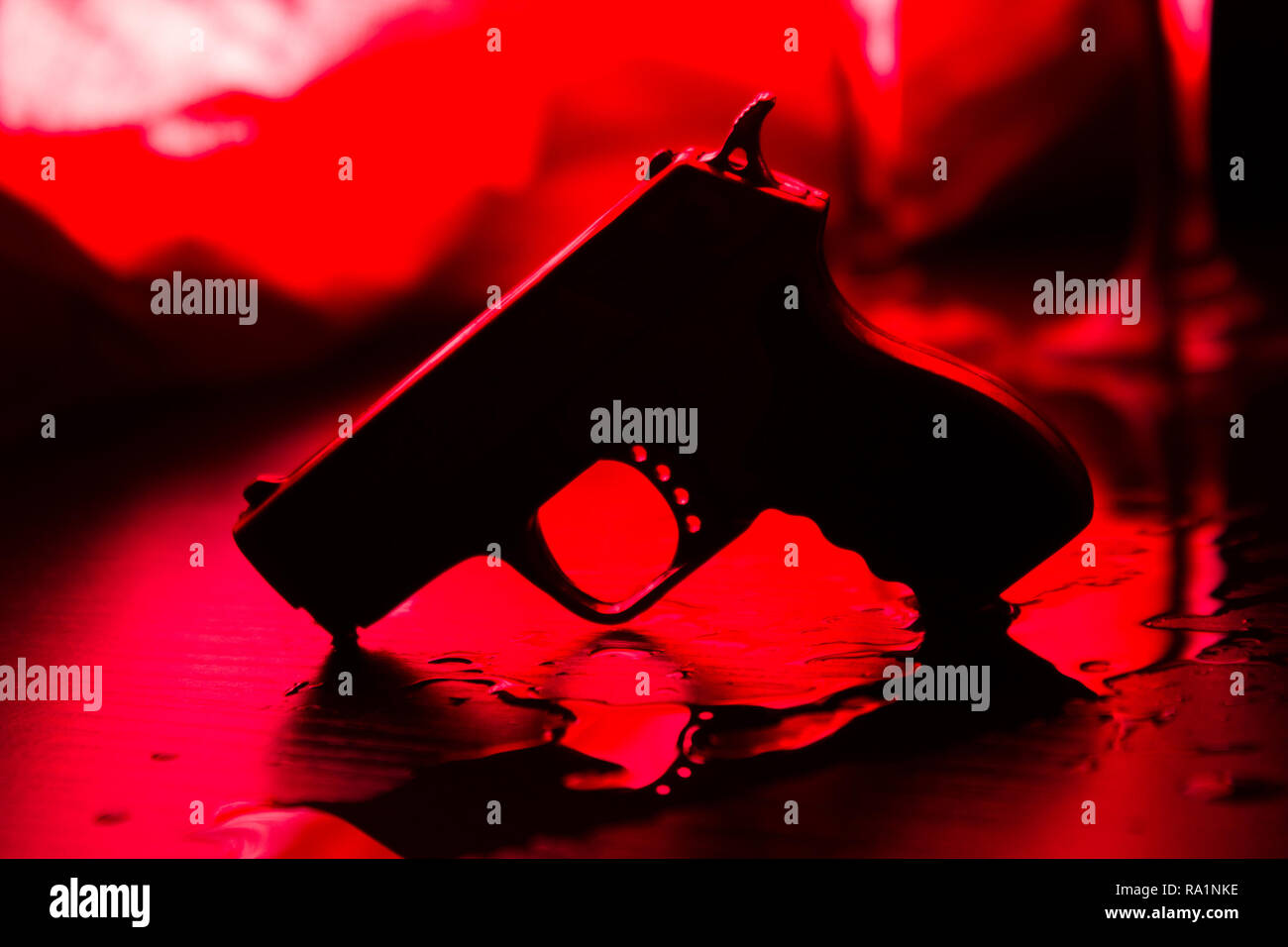 Crime Scene Murder Investigation Bloody High Resolution Stock ...