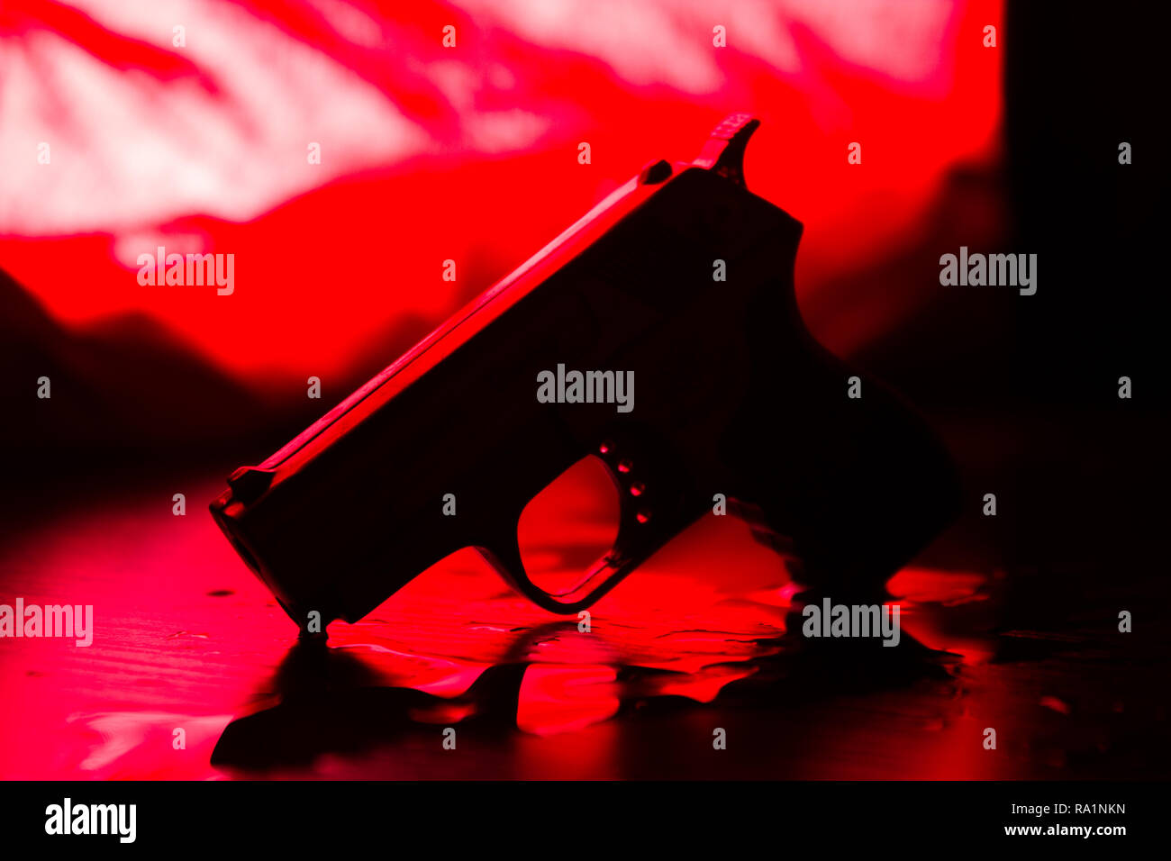 Crime Scene Murder Investigation Bloody High Resolution Stock ...