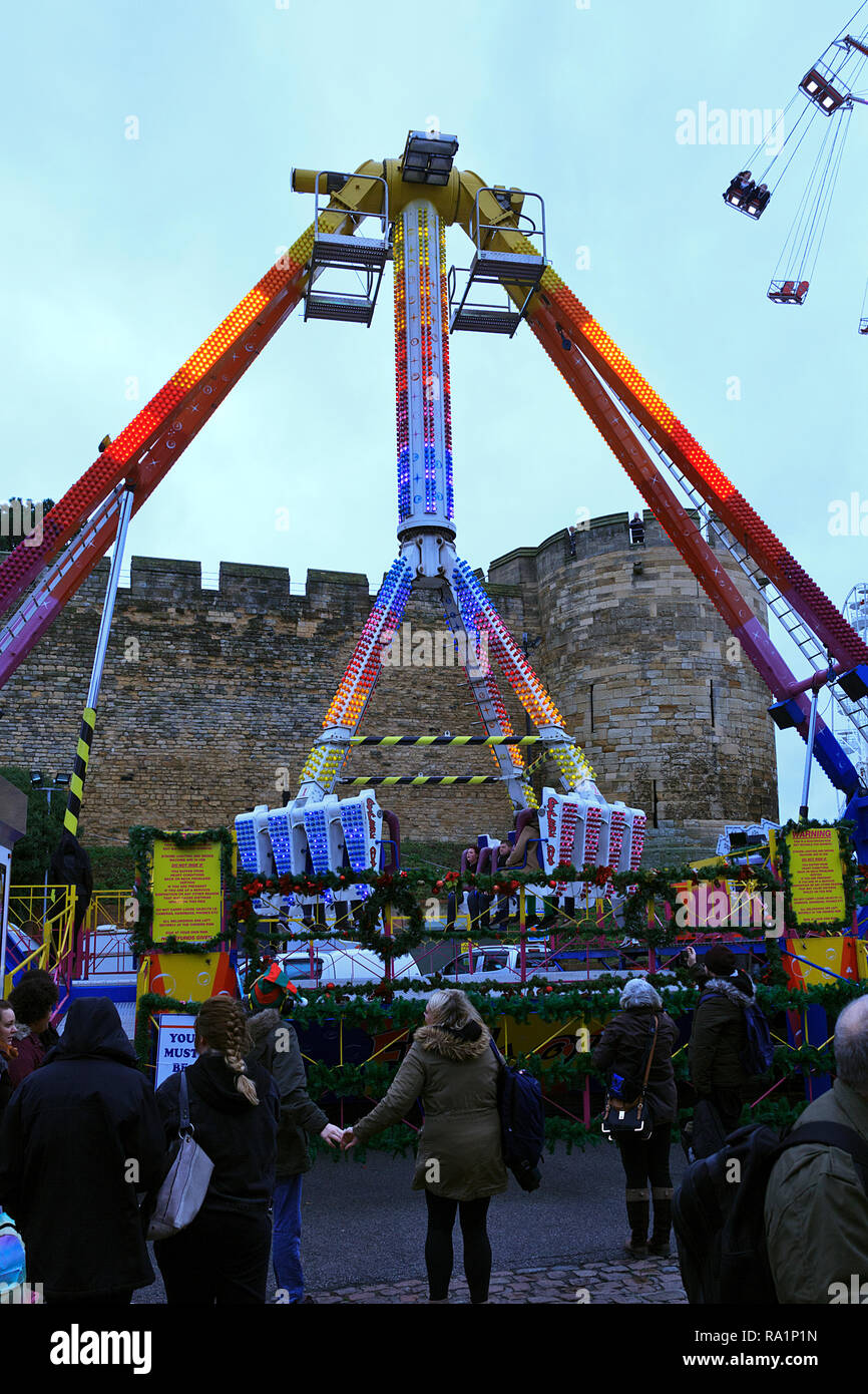 Fairground rides, christmas hi-res stock photography and images - Alamy