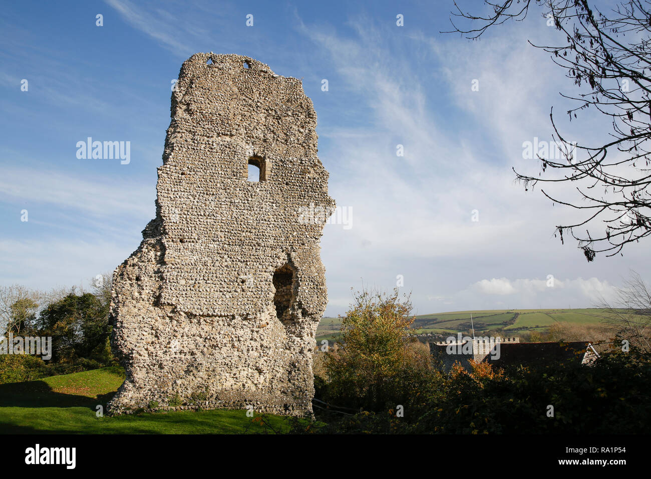 Bramber Castle England Stock Photo - Alamy