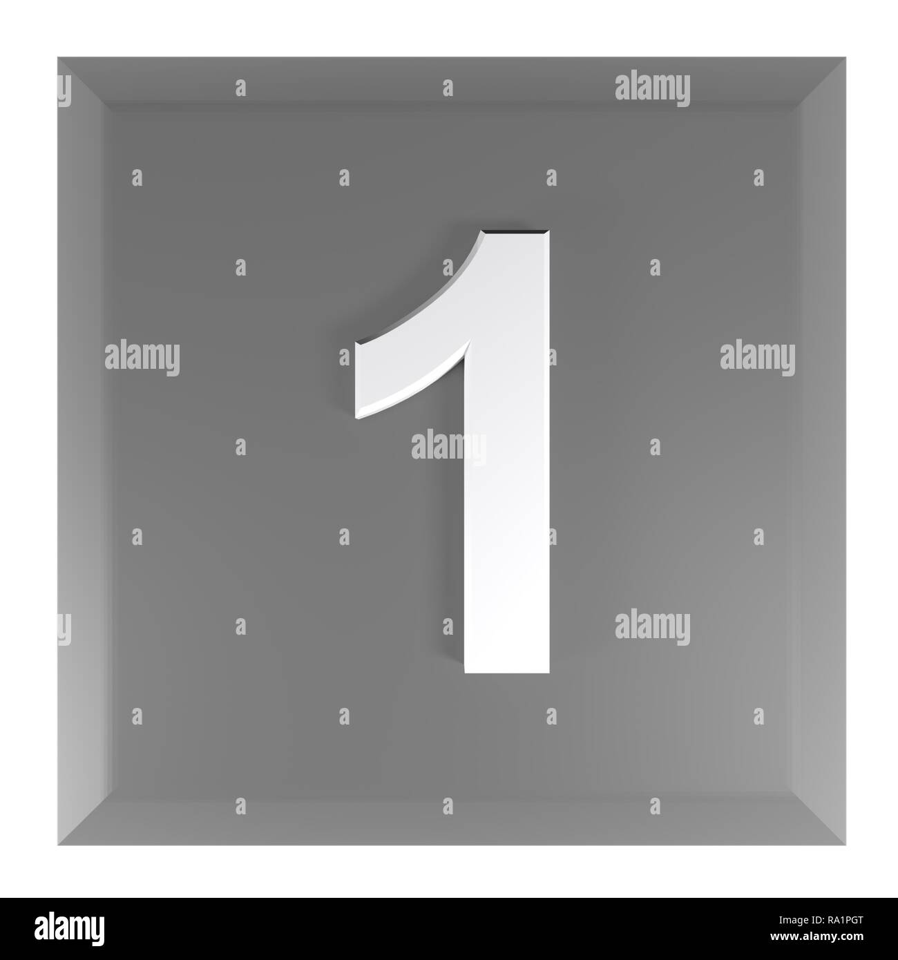 1 square Cut Out Stock Images & Pictures - Alamy