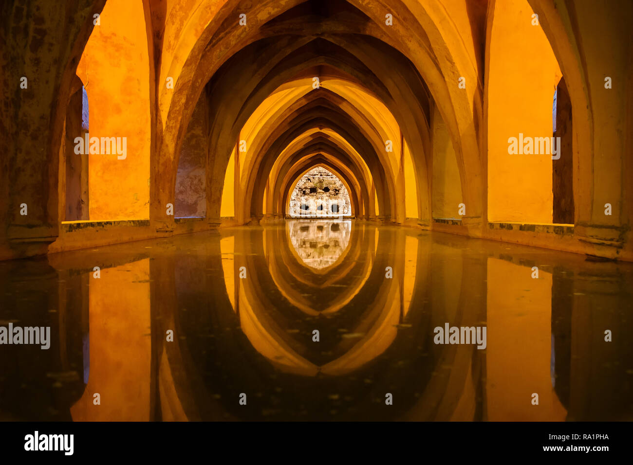 Spain, Andalusia, Sevilla, Real Alcazar (Royal Alcazar of Seville ...
