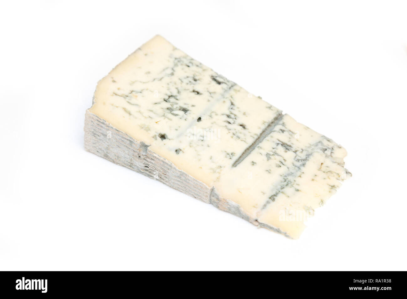 Italian Gorgonzola cheese isolated on a white studio background Stock ...