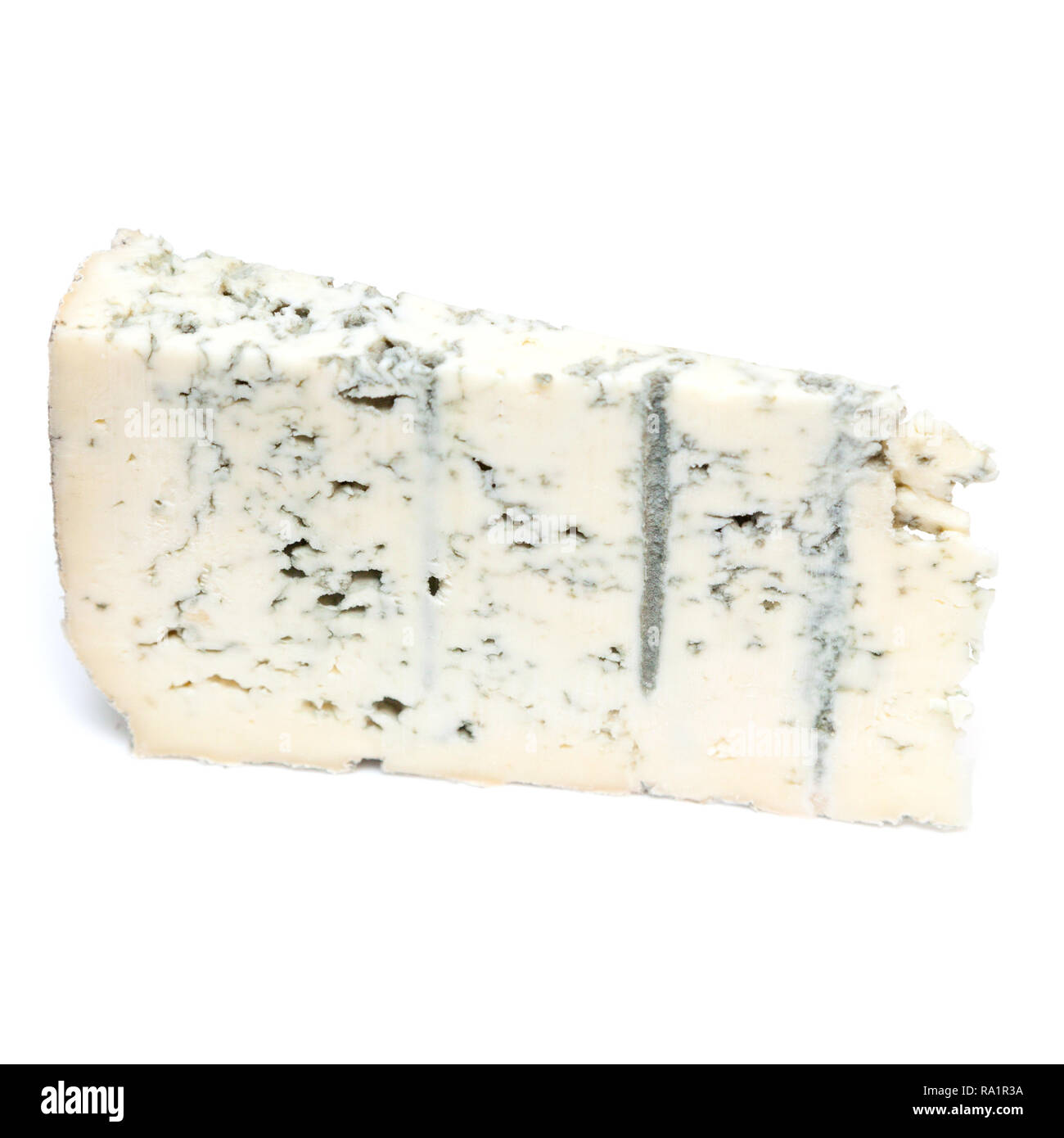 Italian Gorgonzola cheese isolated on a white studio background Stock ...
