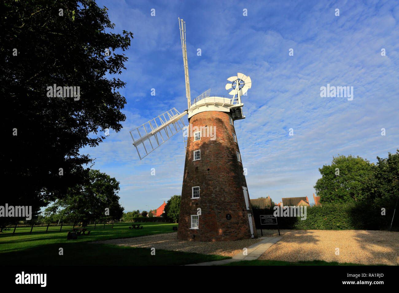 East Dereham Windmill, Dereham Market town, Norfolk, England; UK Stock ...