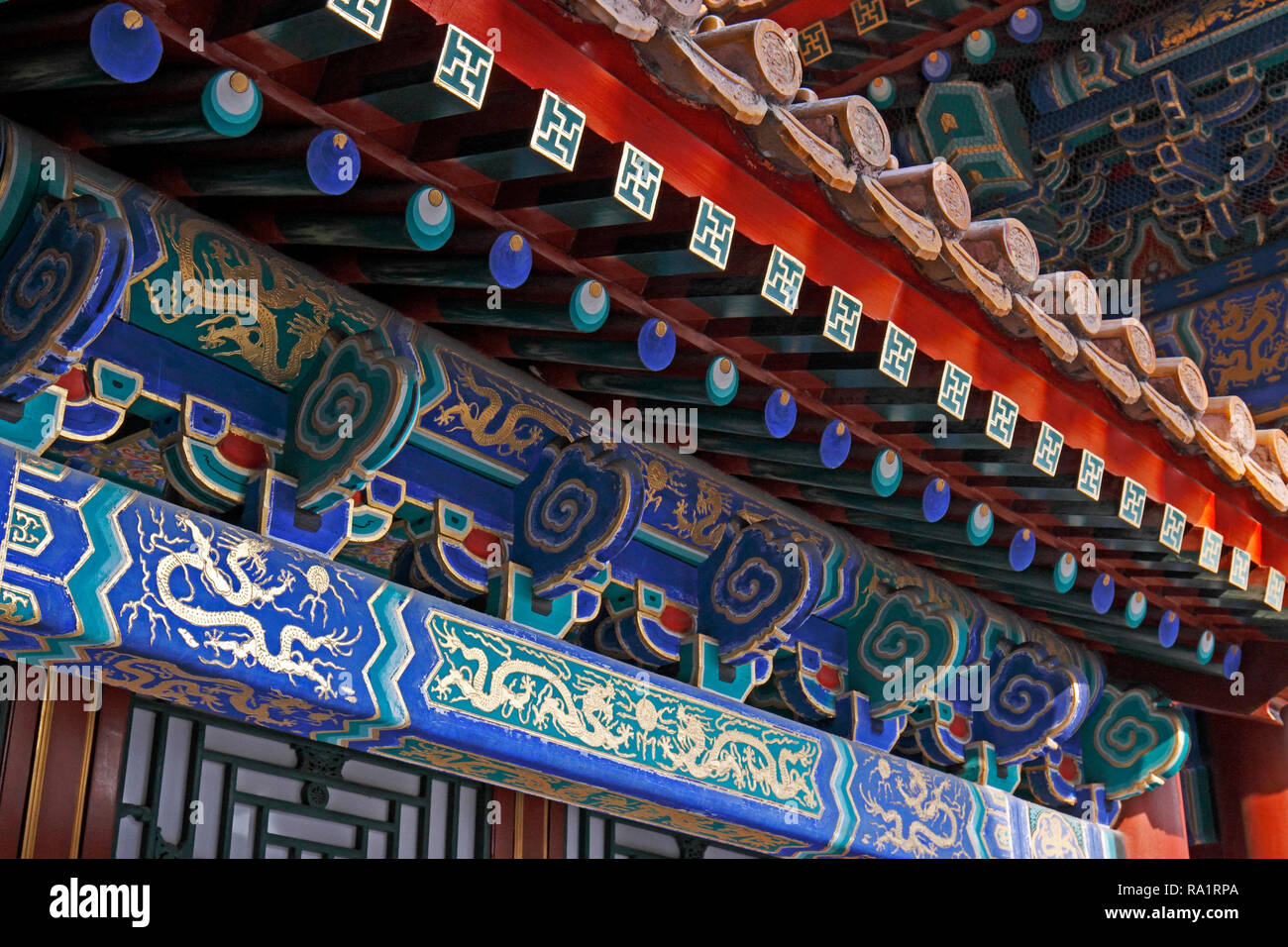 Painted ceiling beams hi-res stock photography and images - Alamy