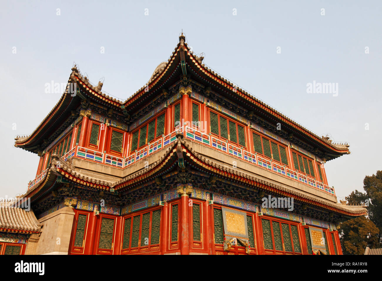 The Grand Stage Daxi Lou in the Performance building. Summer Palace ...