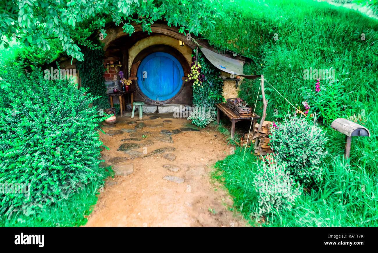 1st of December, 2018: Hobbit House at Hobbiton Movie Set - Matamata ...