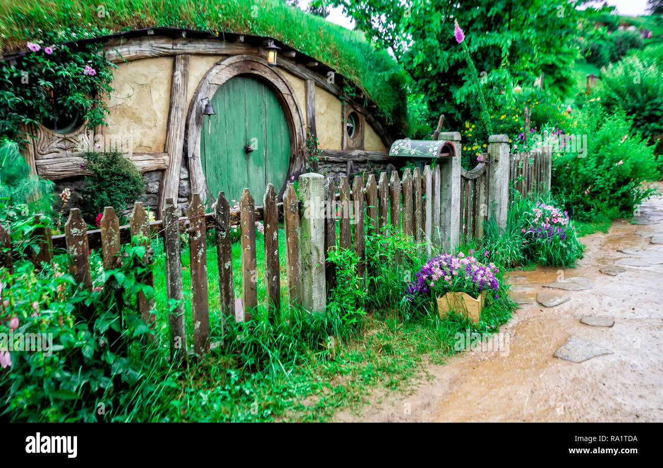 1st of December, 2018: Hobbit House at Hobbiton Movie Set - Matamata ...