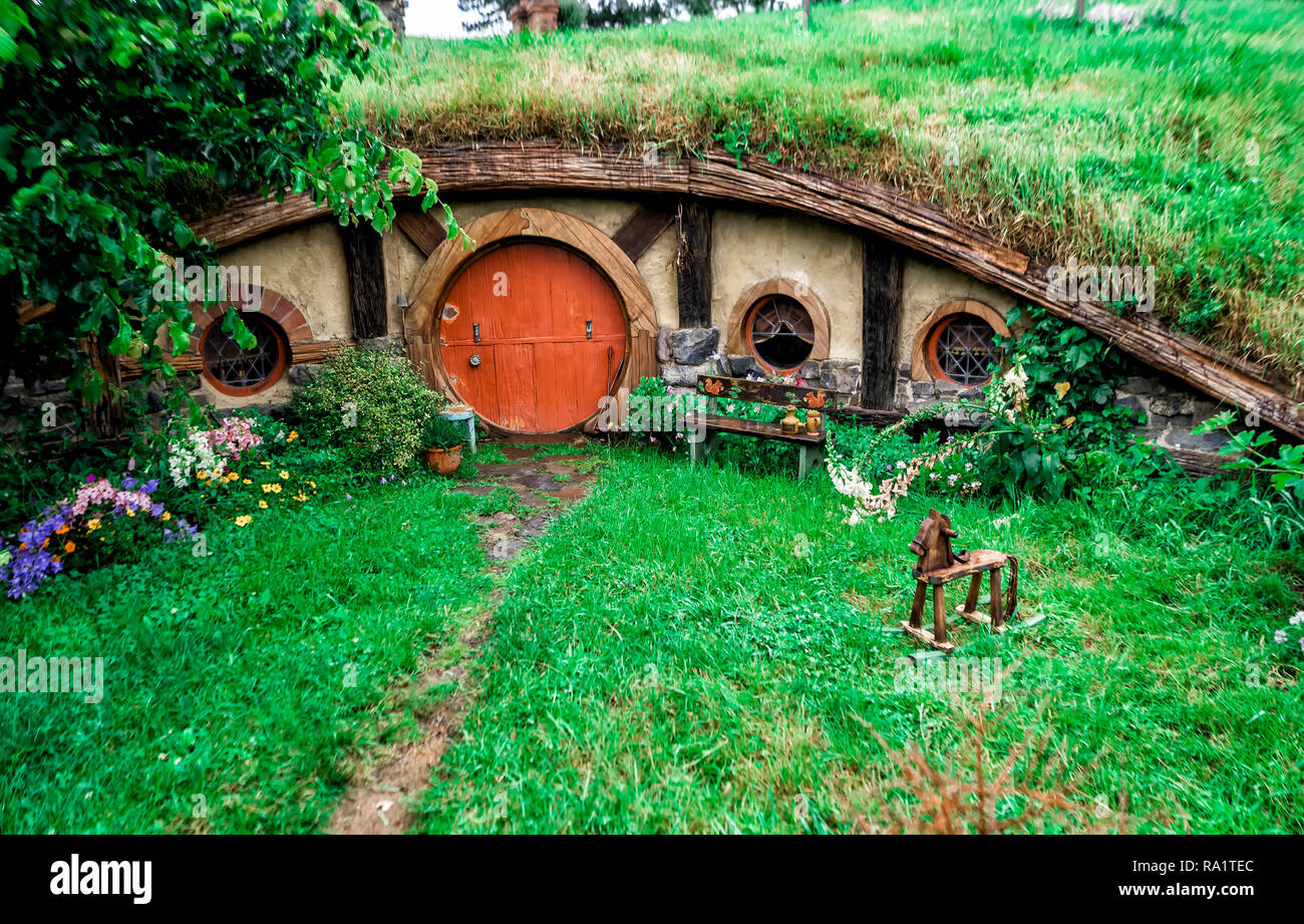1st of December, 2018: Hobbit House at Hobbiton Movie Set - Matamata ...