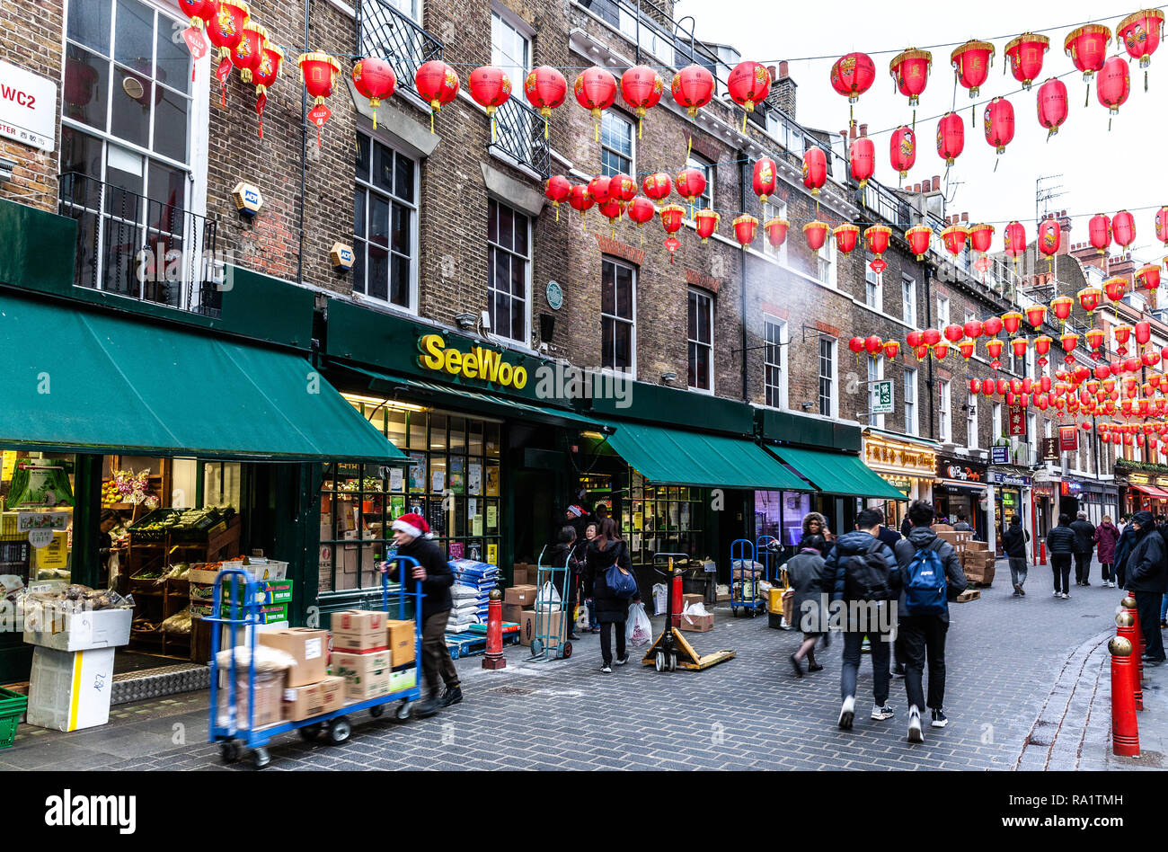 Lisle street, Chinatown, Soho, London, WC2, England, UK Stock Photo - Alamy