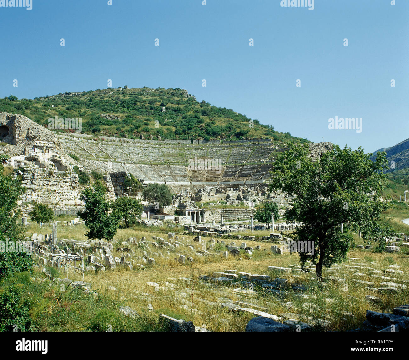 Turkey. Ephesus. Ancient Greek city on the coast of Ionia. The Great ...