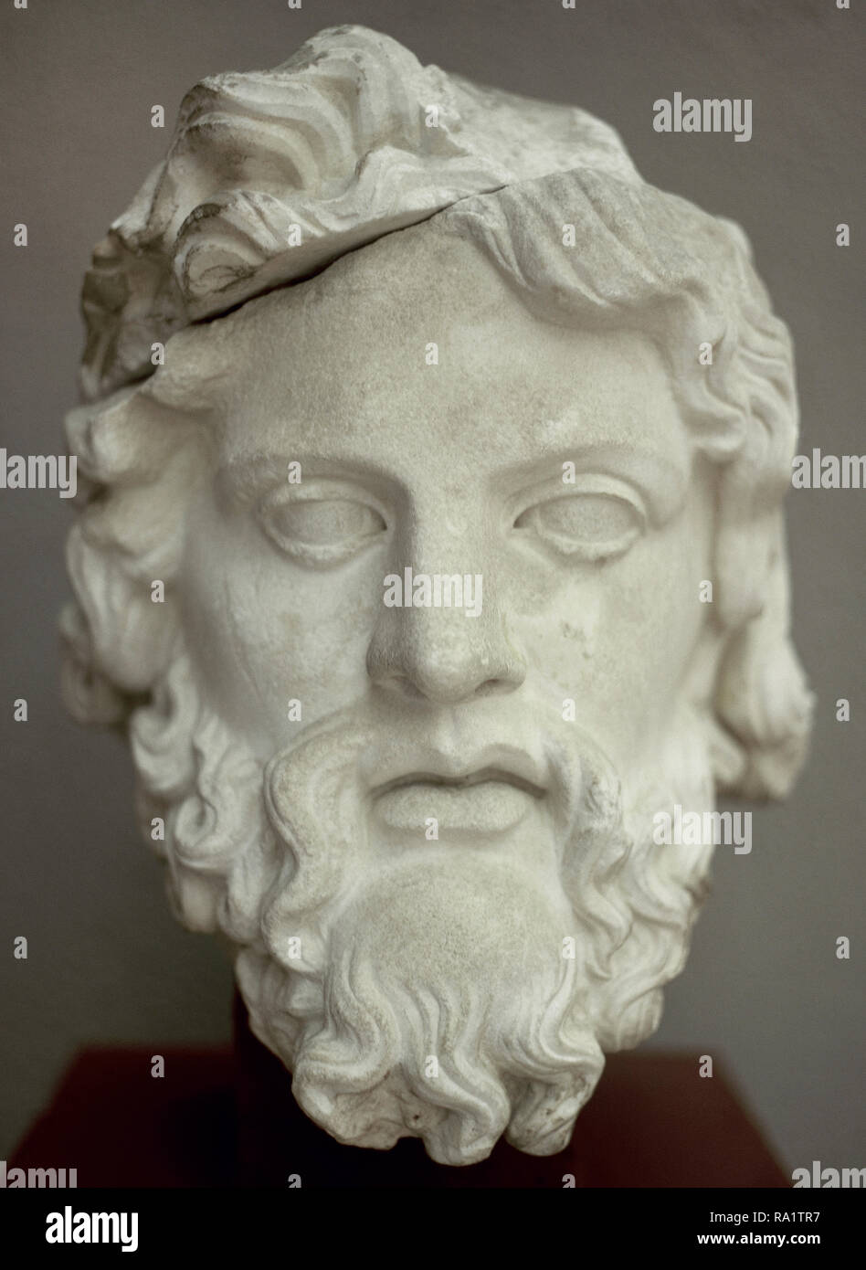 Roman era. Head of Zeus. Flavian period. 69-96 AD. Ephesus ...