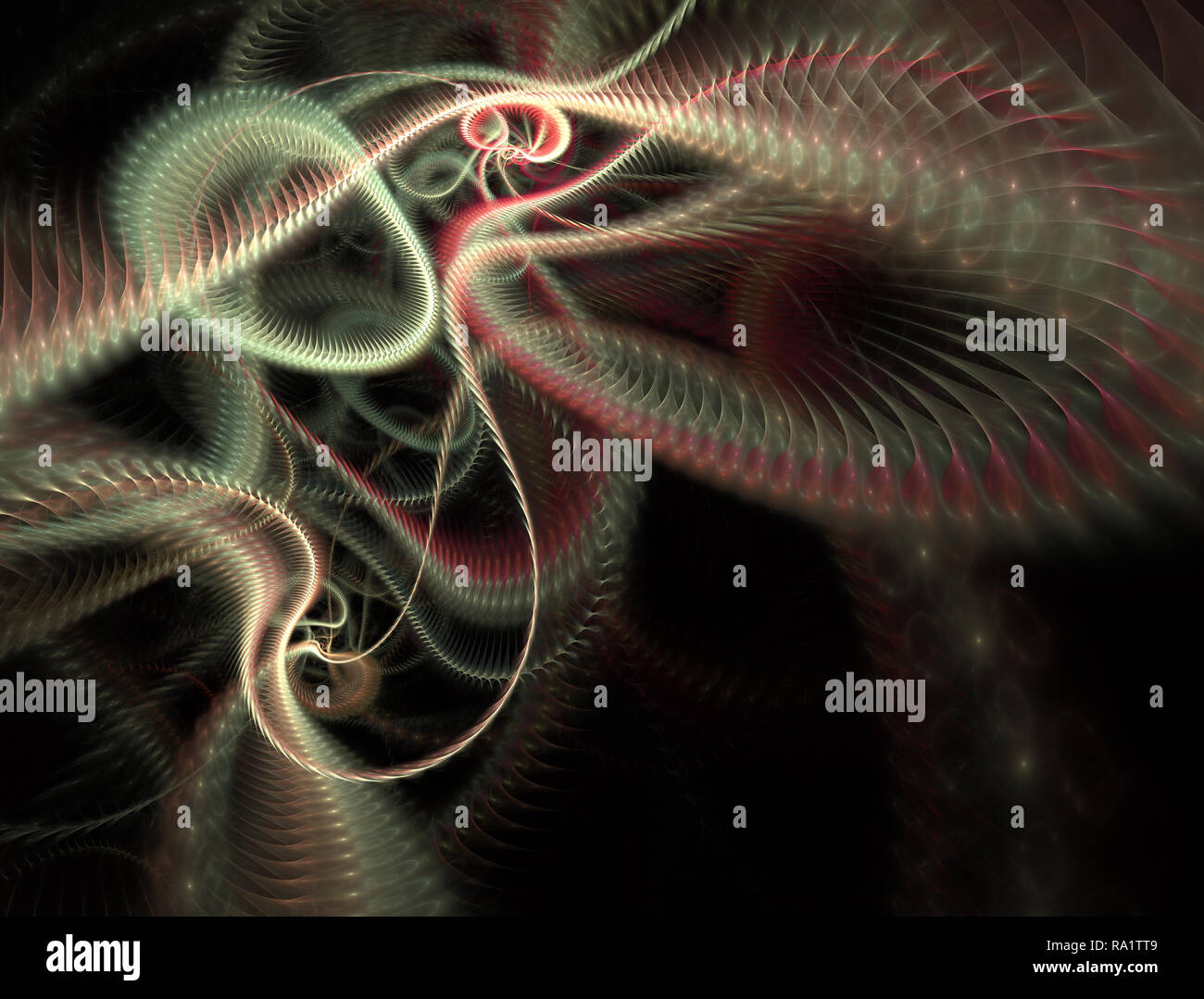 Abstract technological wave background for art projects. Mechanical ...