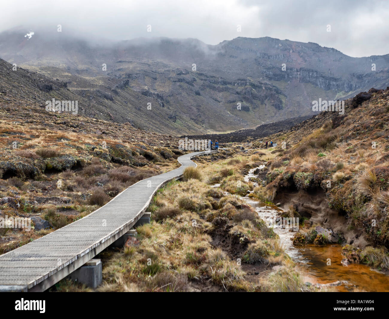 Tongariro Alpine Crossing Soda Springs, one-day hike - New Zealand, NZ ...