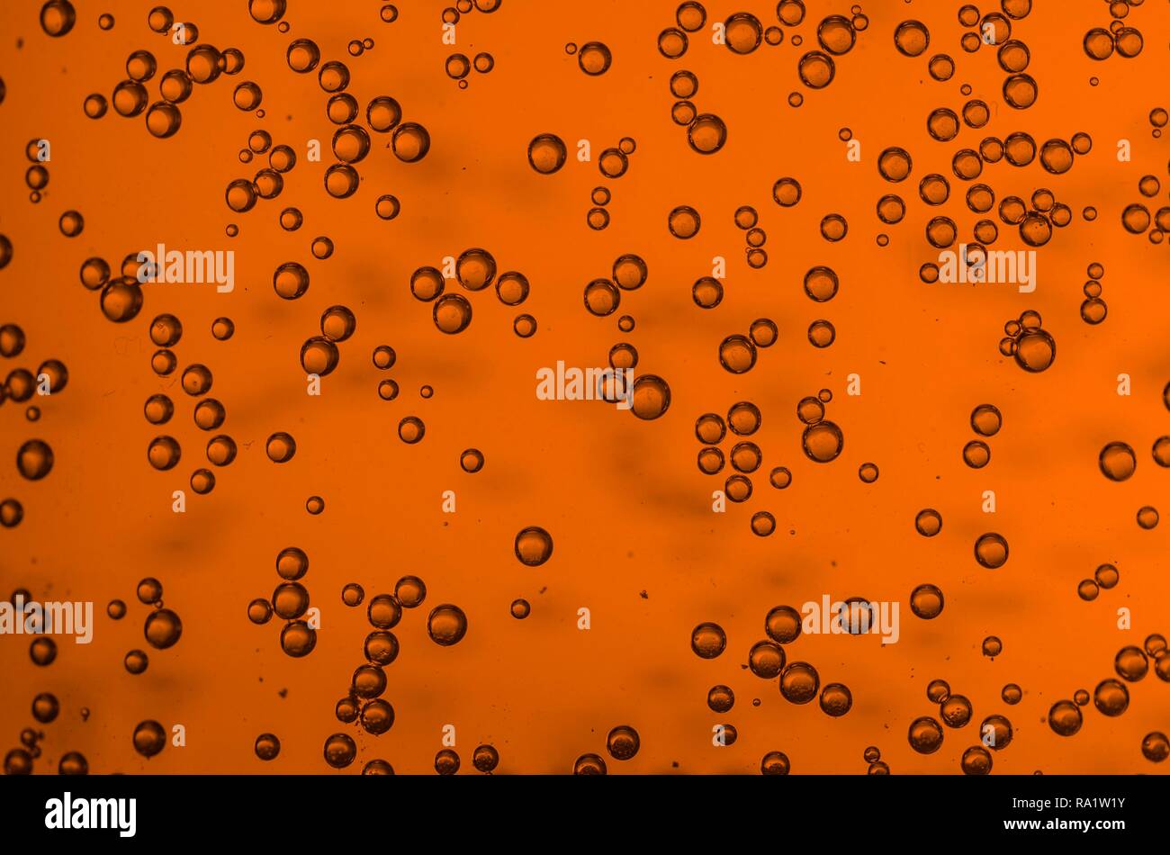 Close-up of bubbles in carbonated liquid Stock Photo - Alamy