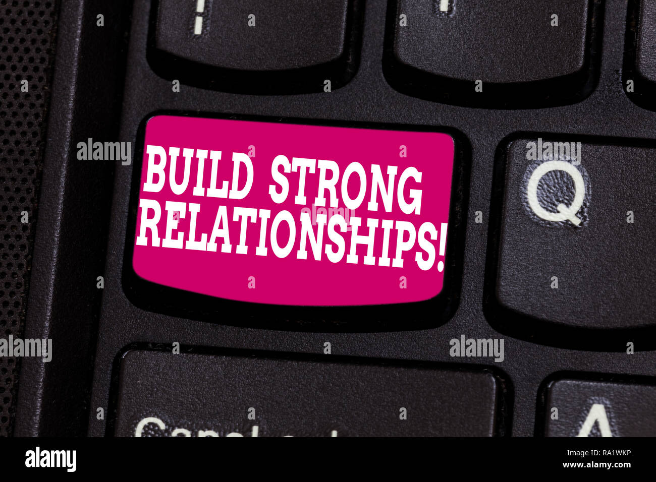 Word writing text Build Strong Relationships. Business concept for ...