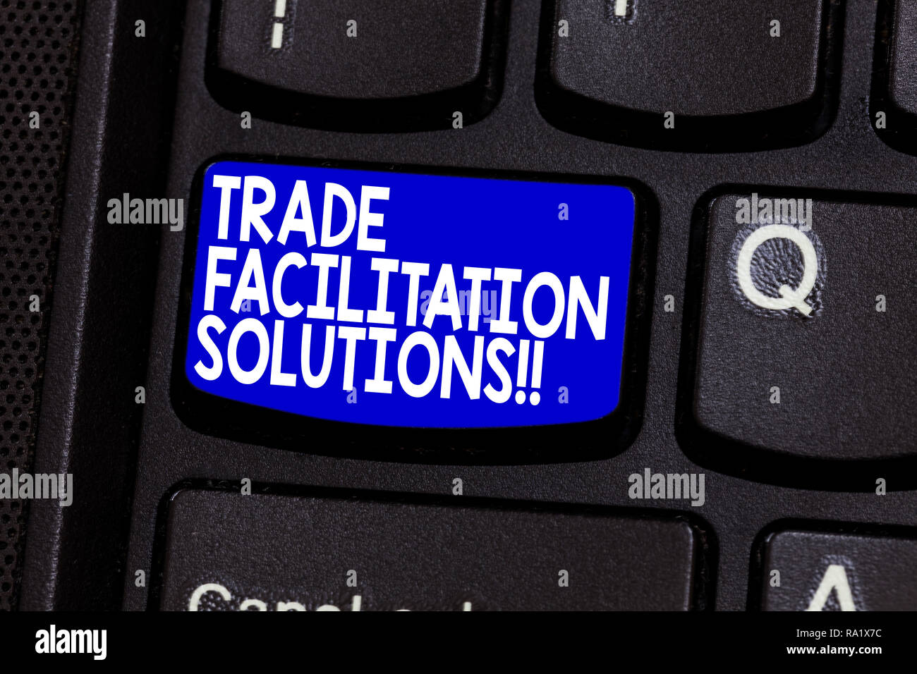 Word writing text Trade Facilitation Solutions. Business concept for ...