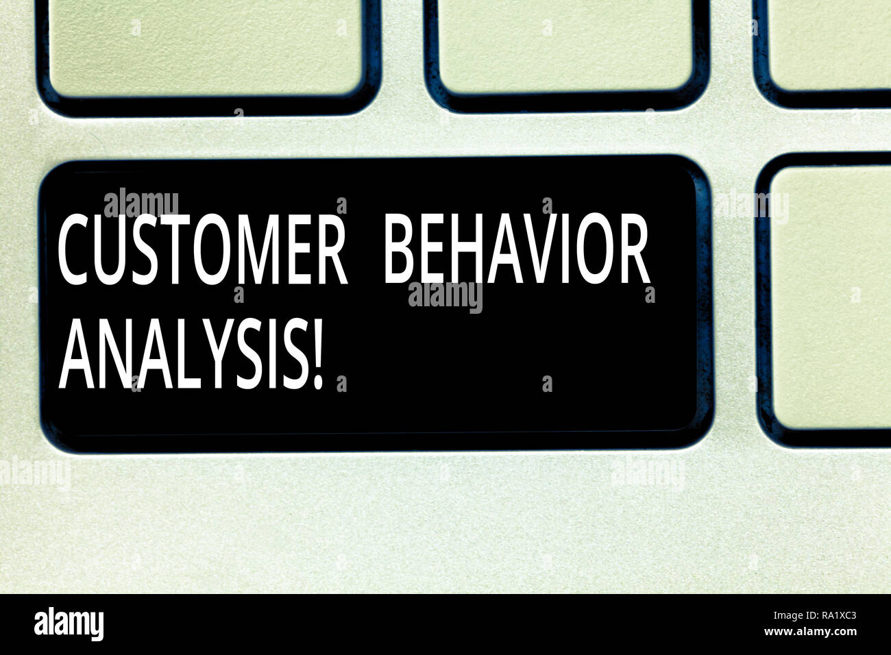 Writing note showing Customer Behavior Analysis. Business photo ...