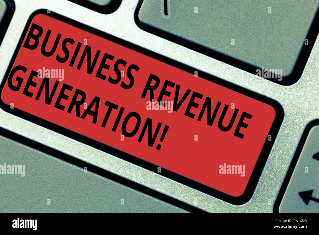 Conceptual hand writing showing Business Revenue Generation. Business ...