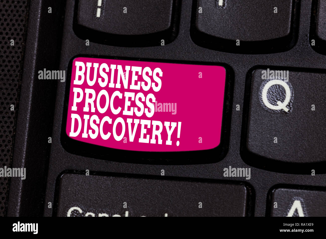 Word writing text Business Process Discovery. Business concept for ...