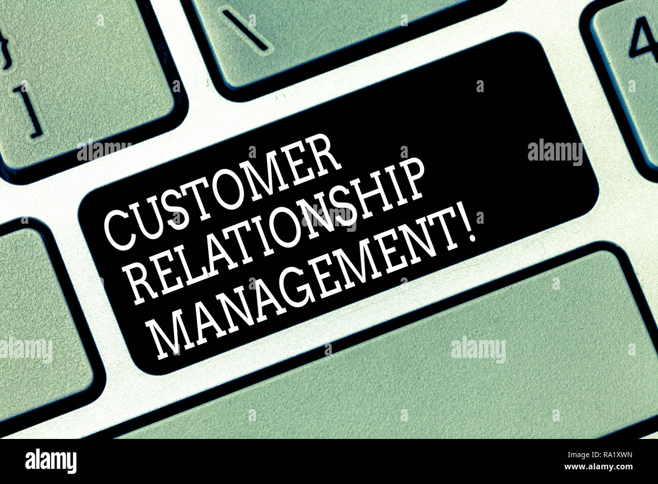 Word writing text Customer Relationship Management. Business concept ...