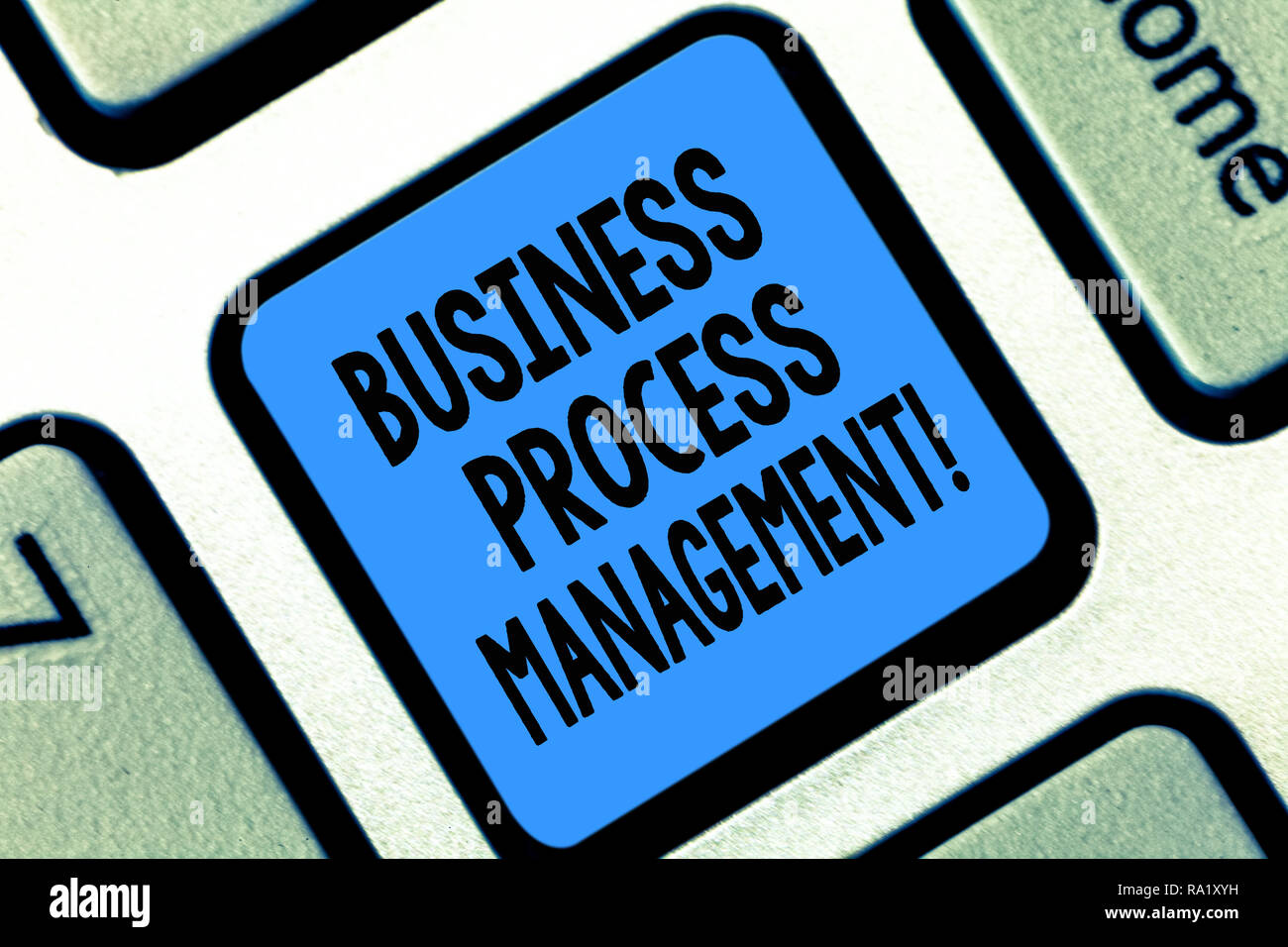 Text sign showing Business Process Management. Conceptual photo ...