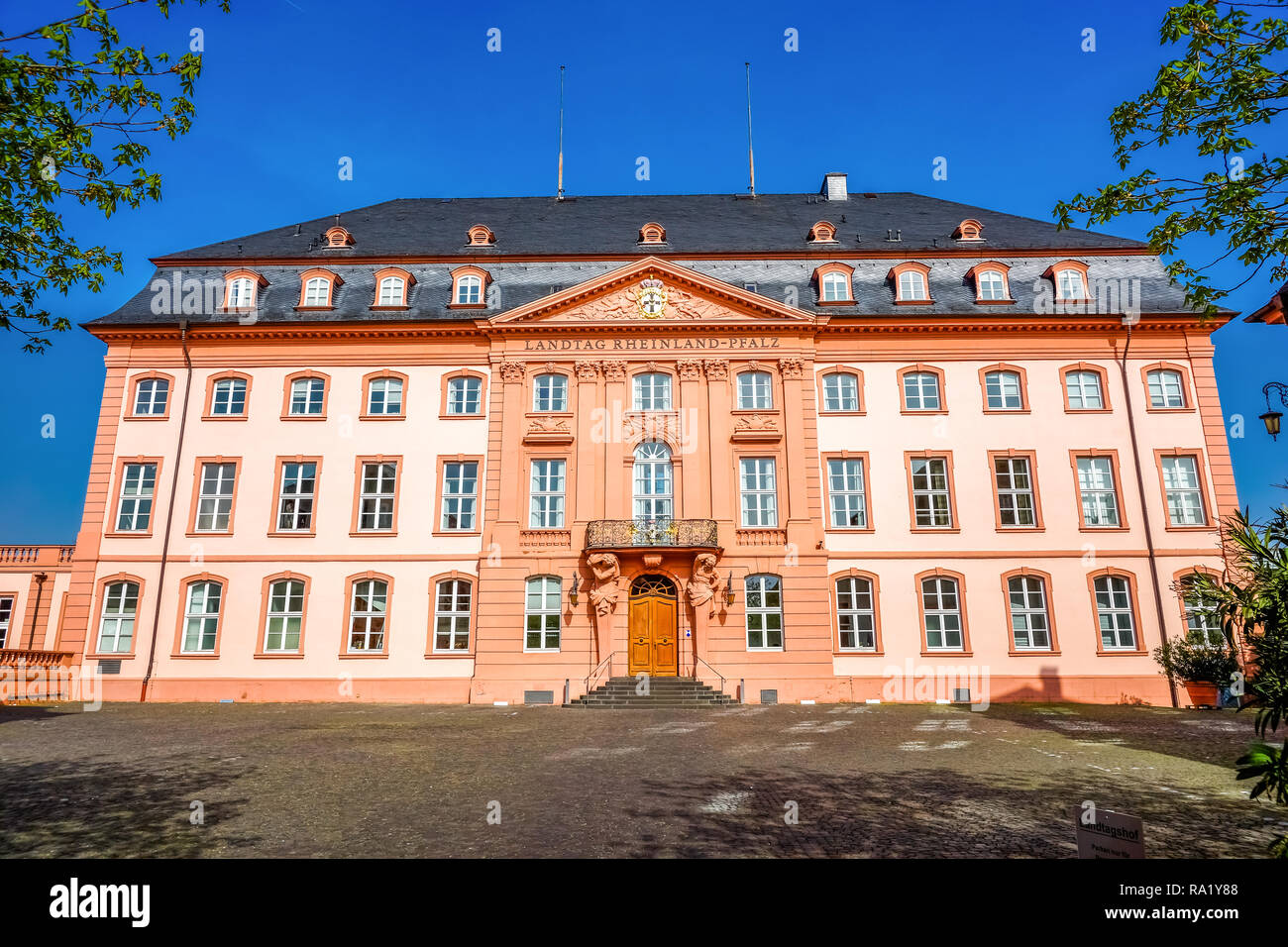 Parliament Building, Mainz, Germany Stock Photo - Alamy